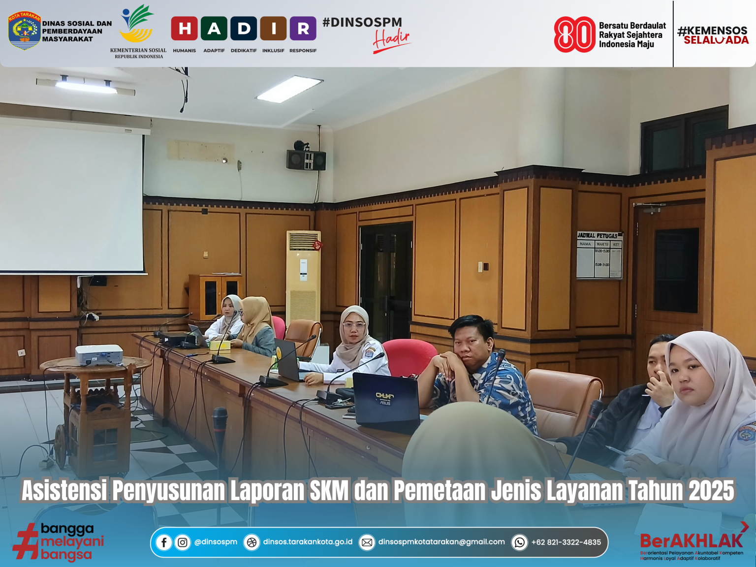 Asistensi Penyusunan Laporan SKM dan Pemetaan Jenis Layanan Tahun 2025 ...